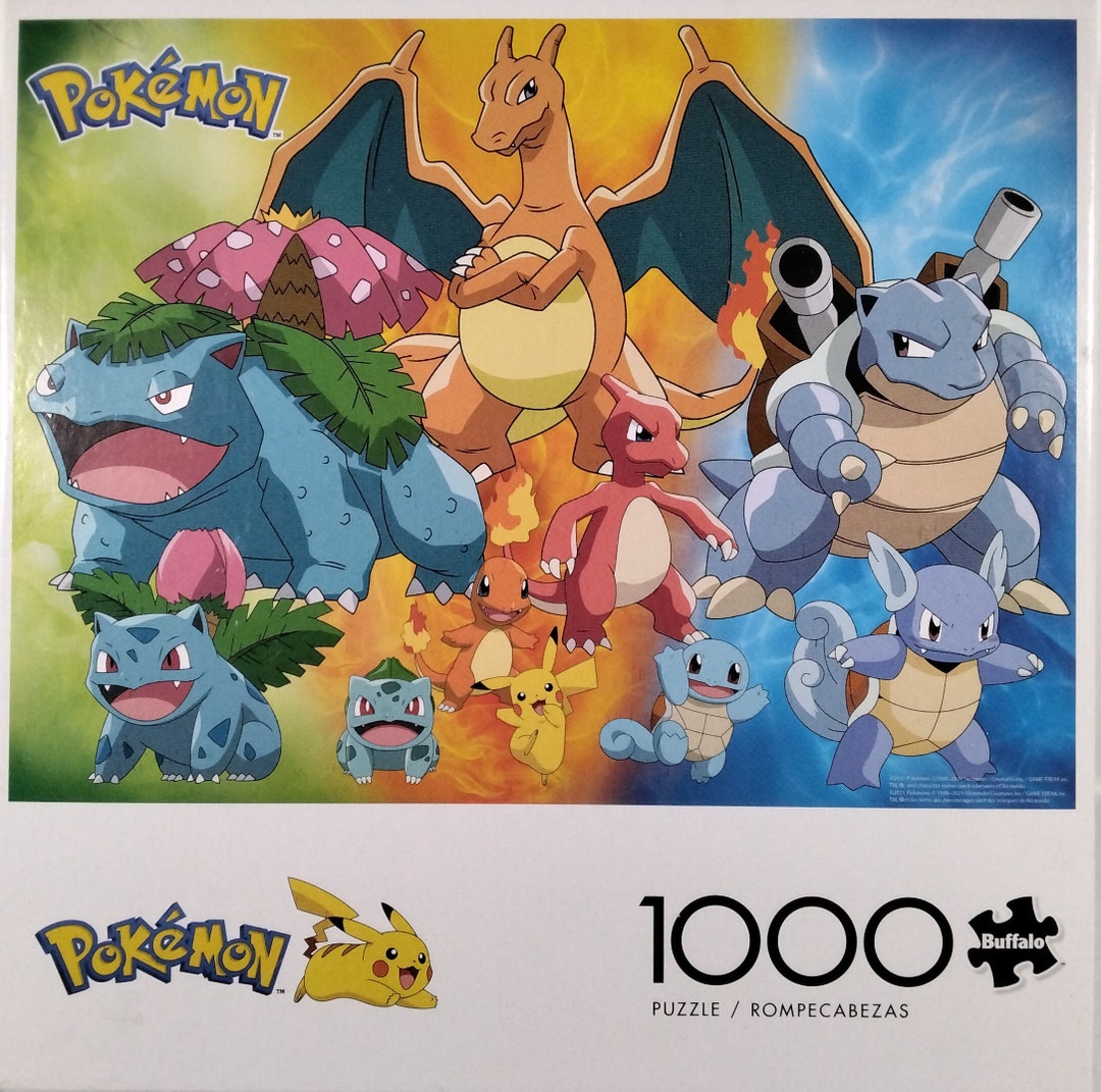 Pokemon Charizard Pikachu 1000 Pc Jigsaw Puzzle 26.75 X - Etsy