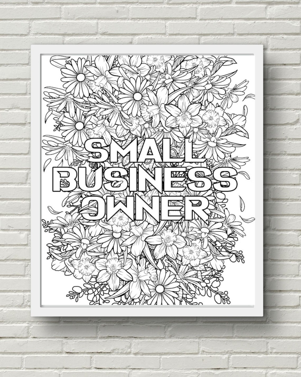 SMALL BUSINESS OWNER Entrepreneur Boss mom coloring page | Etsy