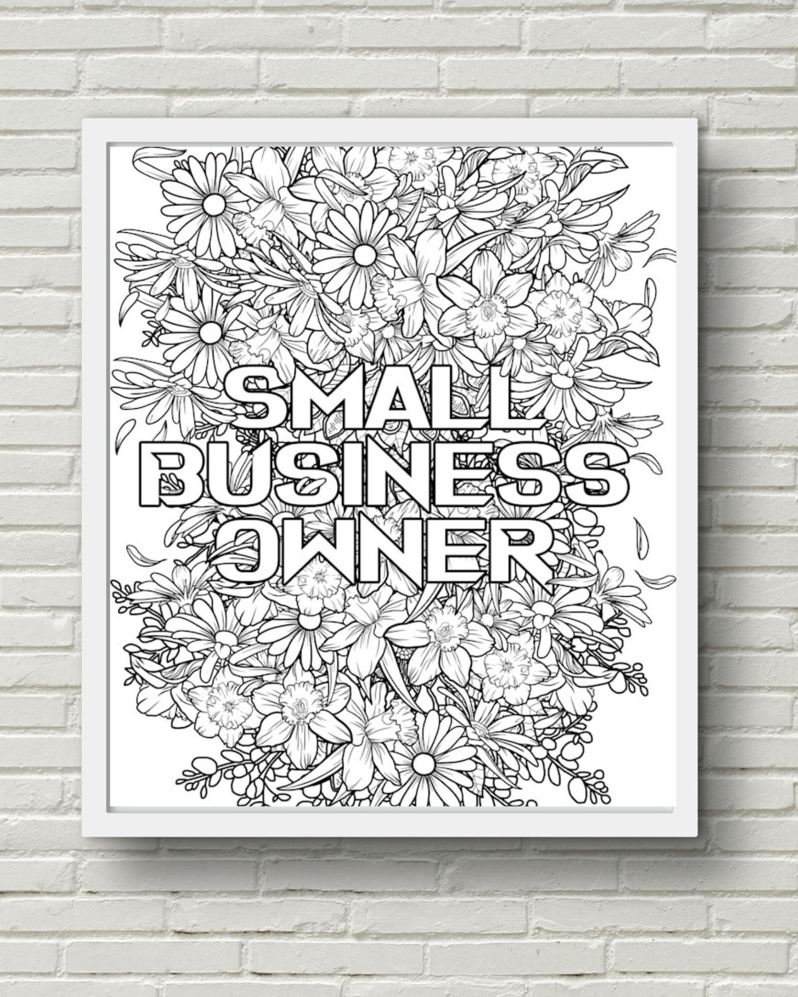 SMALL BUSINESS OWNER Entrepreneur Boss mom coloring page | Etsy
