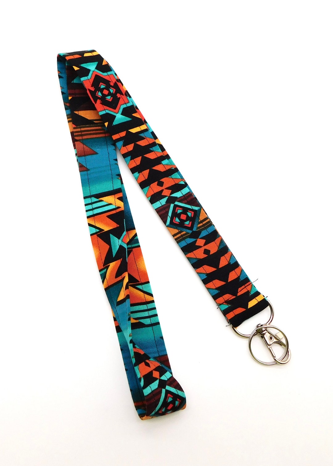 Southwest Aztec Lanyard / Lanyard for Keys / Mexican Serape Lanyard ...