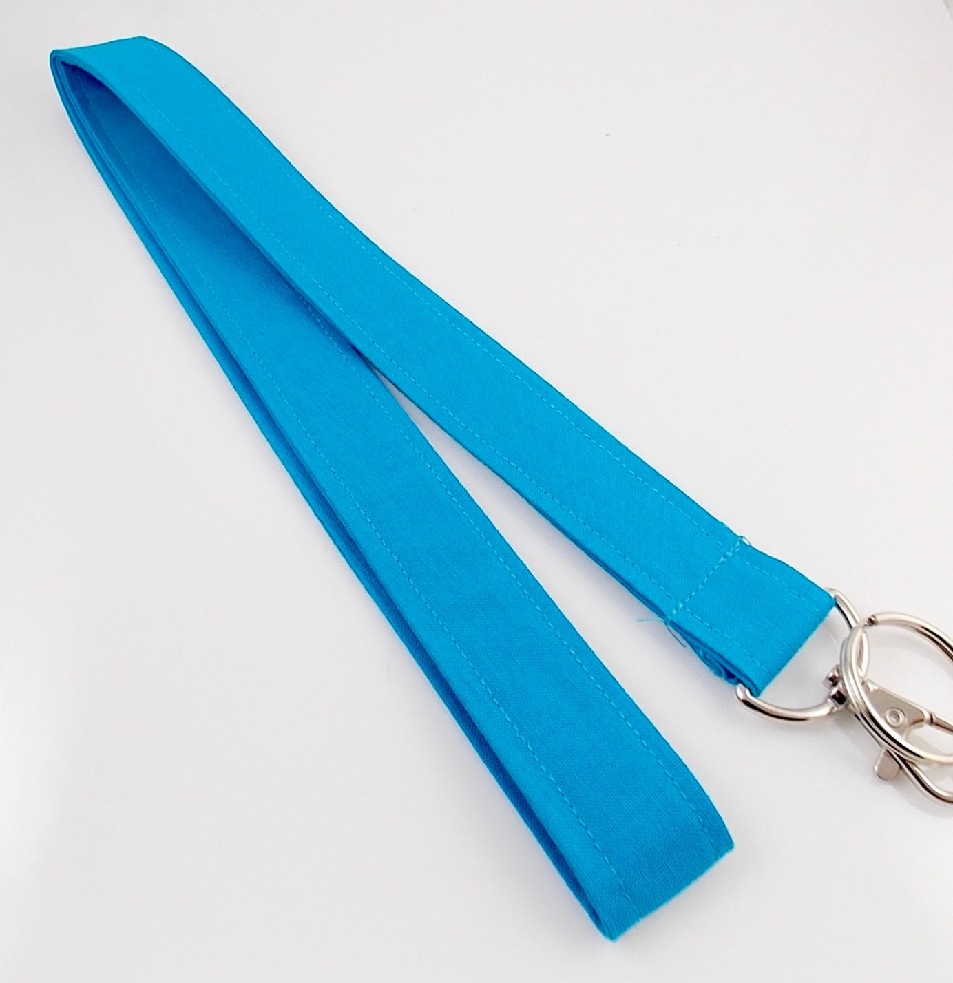 Blue Lanyard Light Blue Lanyard Narrow Lanyard Slim | Etsy