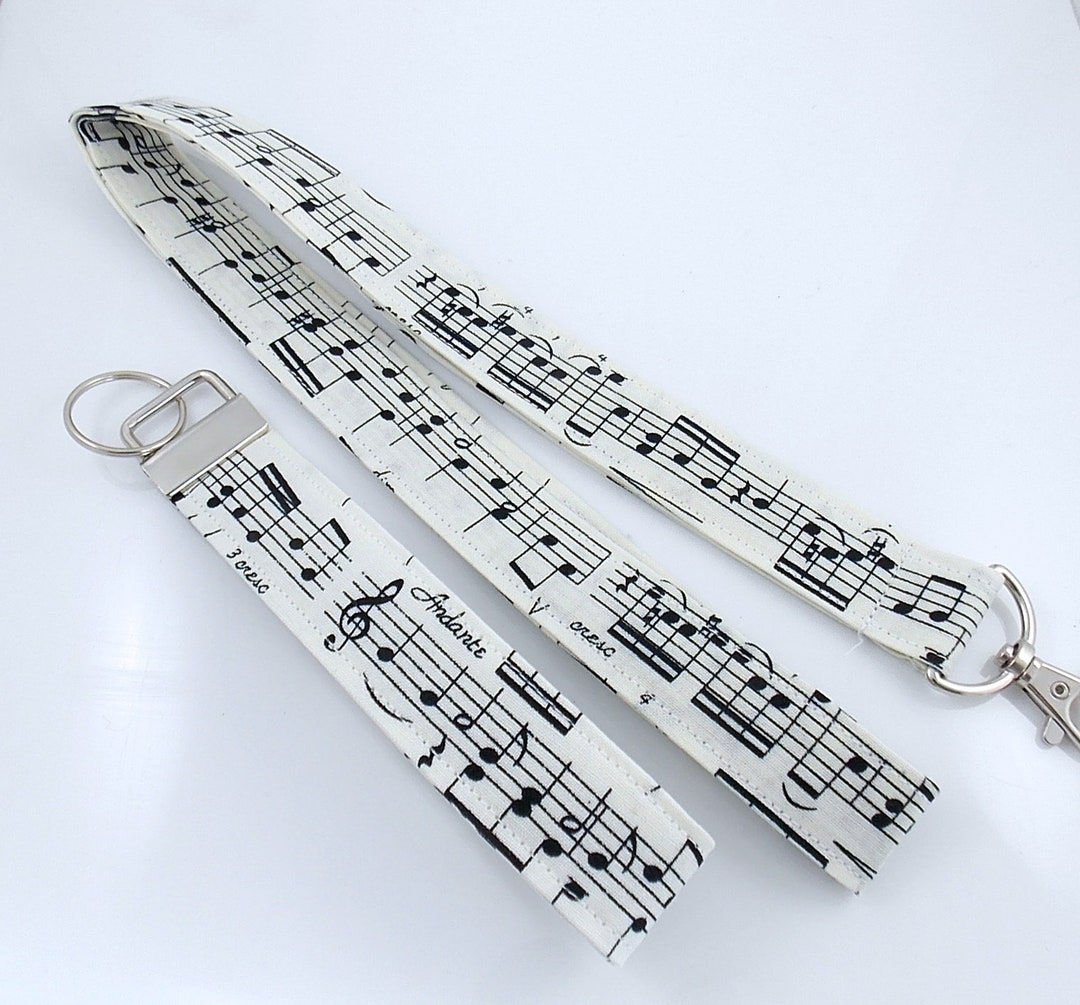 Music Teacher Lanyard Gift for Musicians or Music Students-music Note ...