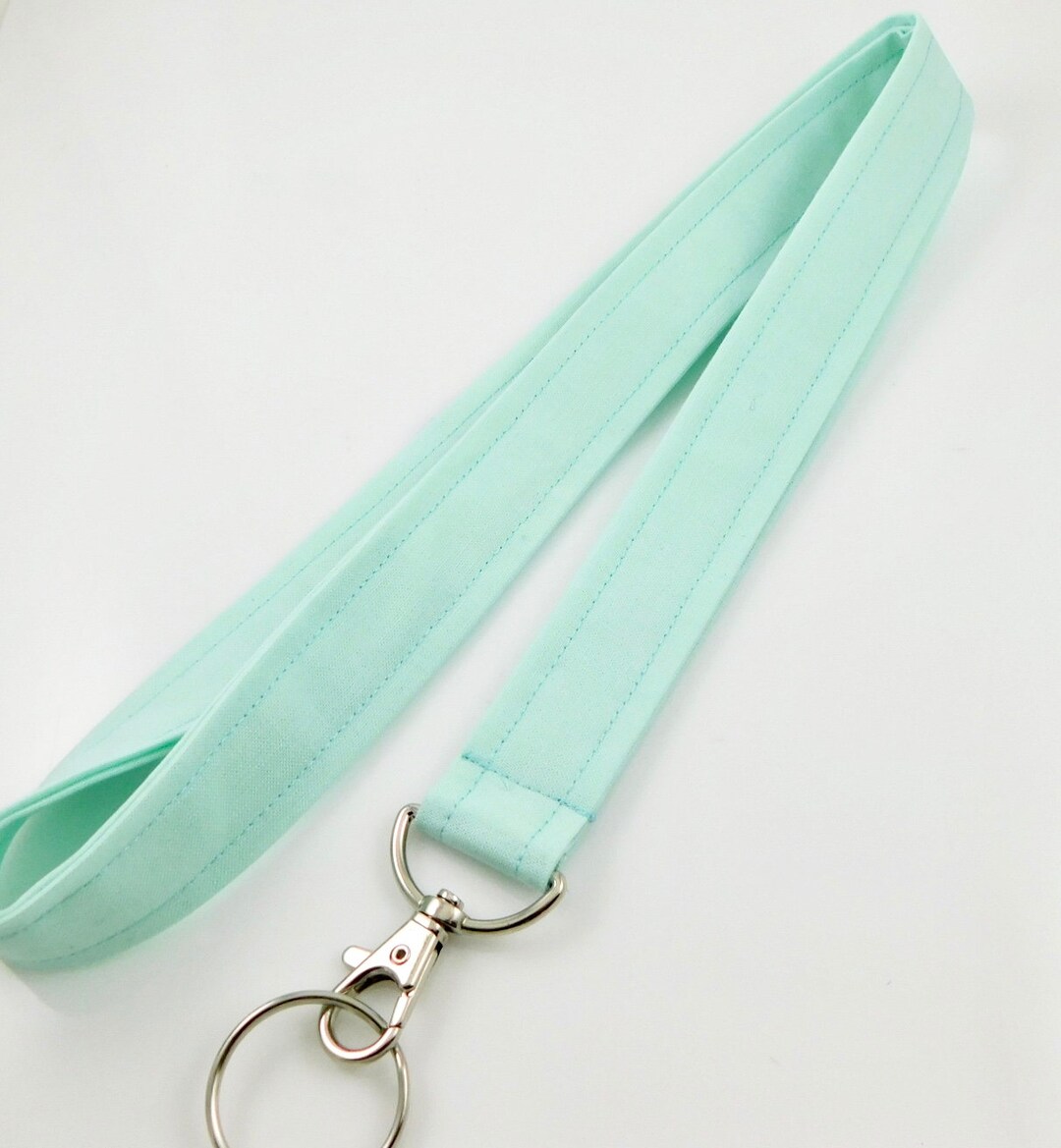 Mint Green Slim Lanyard / Teacher Lanyard for Keys and ID Badge ...