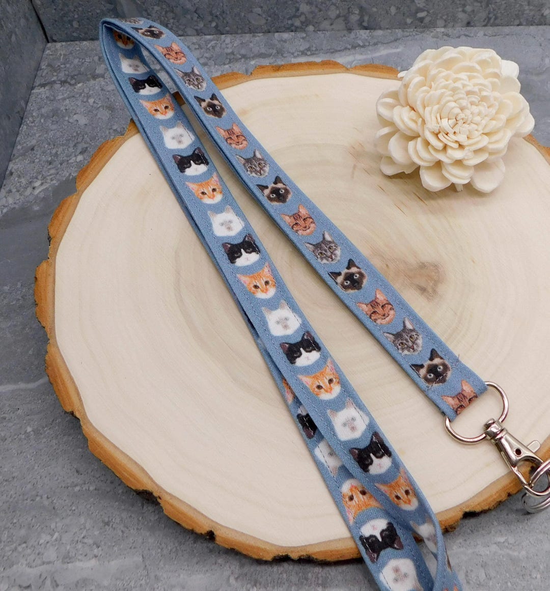 Lanyard With Cats / Cat Lover Lanyard Gift, Breakaway MRI Safe Options ...