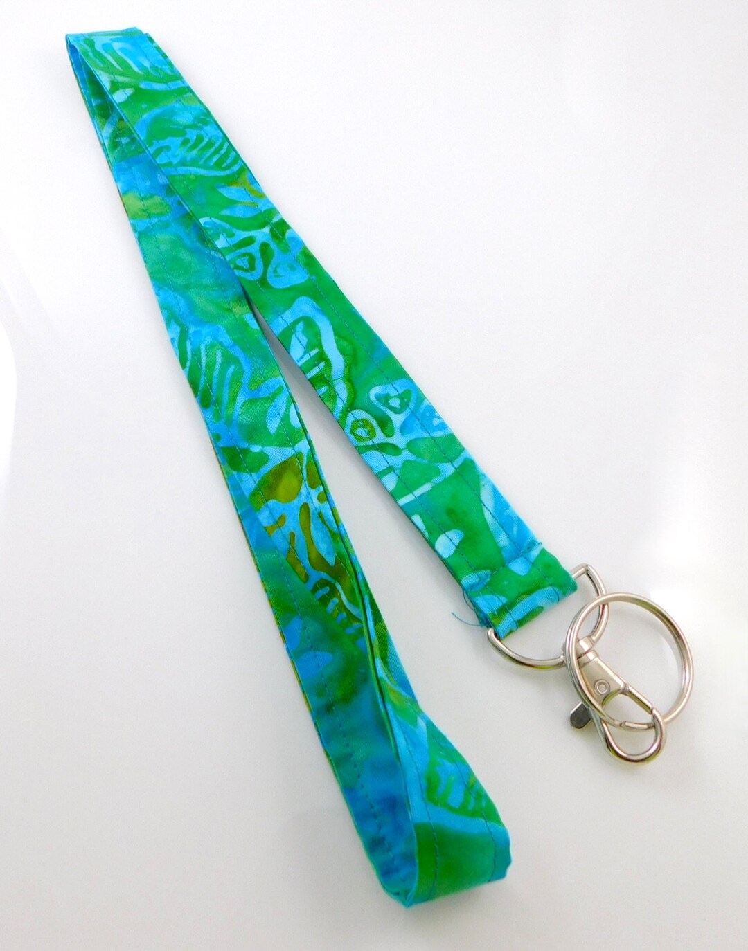 Green Teal Lanyard / Teacher Lanyard With Hawaiian Theme for Keys and ...