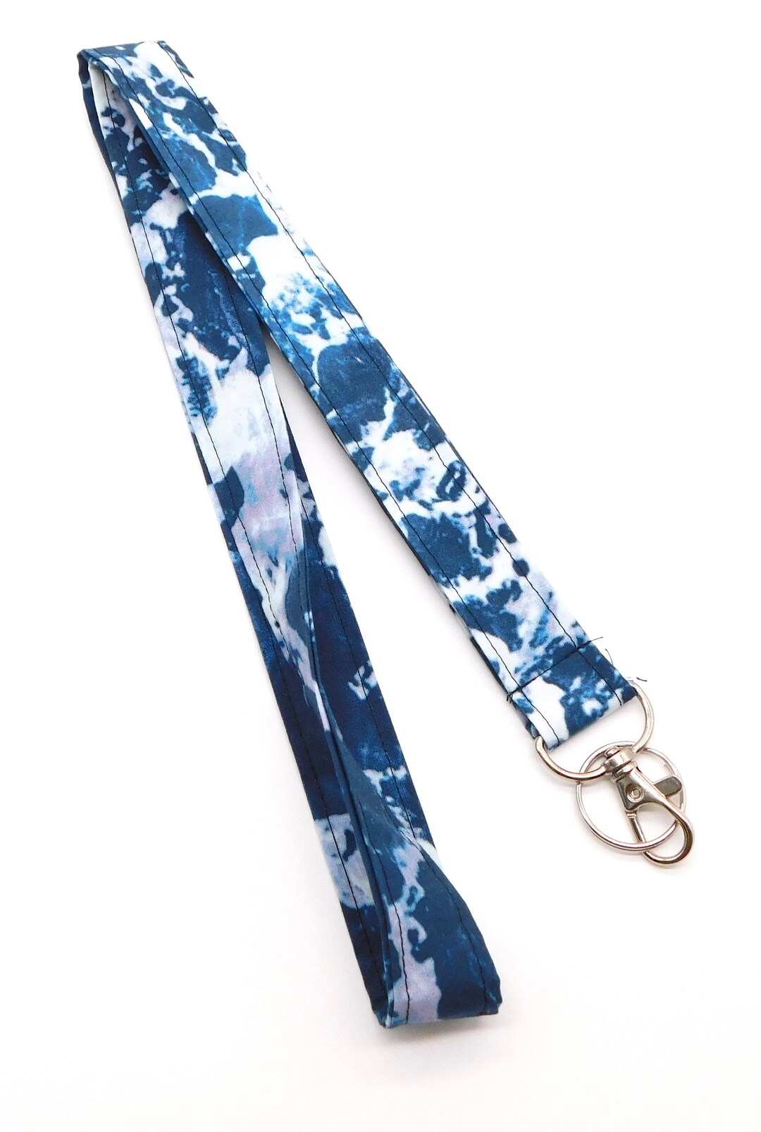 Indigo Denim Marble Lanyard / Teacher Lanyard / Midnight Blue Marble ...