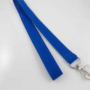 Royal Blue Lanyard Blue Lanyard Narrow Lanyard Slim Lanyard - Etsy