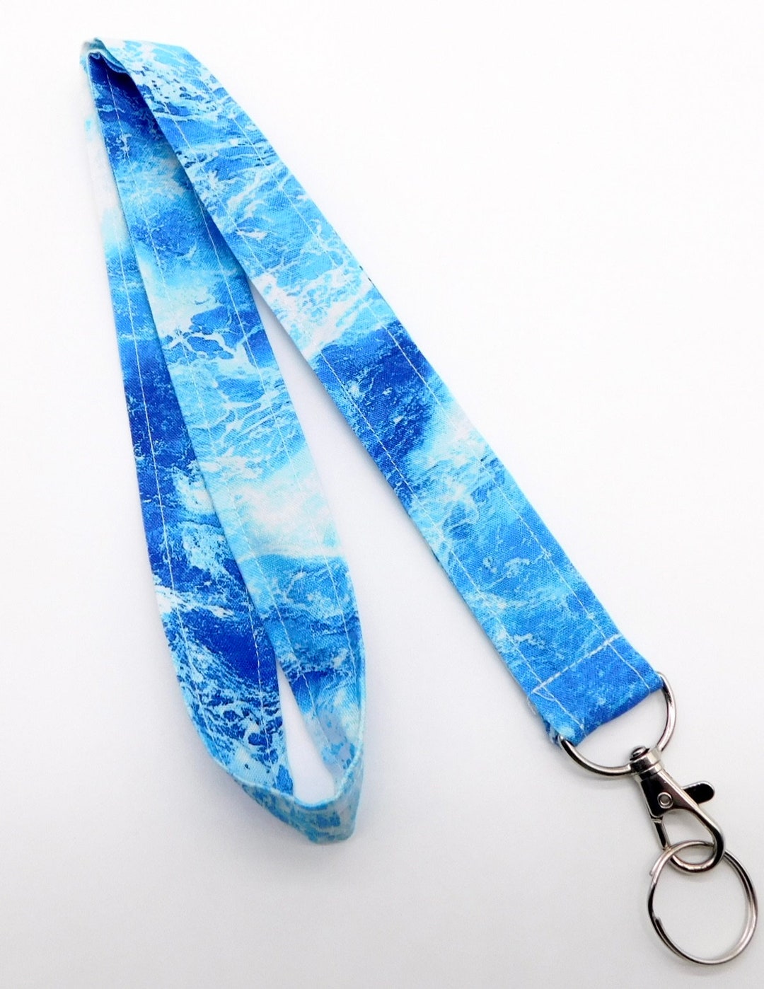 Beach Lover Lanyard / Crashing Ocean Waves Lanyard for Keys / Teacher ...