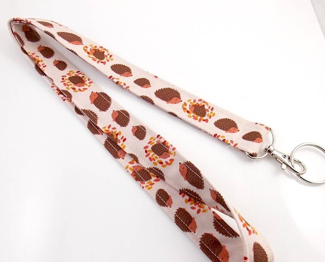 Lanyard / Fall Lanyard / Hedgehog Lanyard / Porcupine Lanyard - Etsy