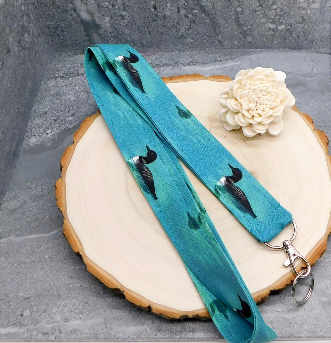 Lanyard / Loon Lanyard for Keys and ID Badges / Teacher Appreciation ...
