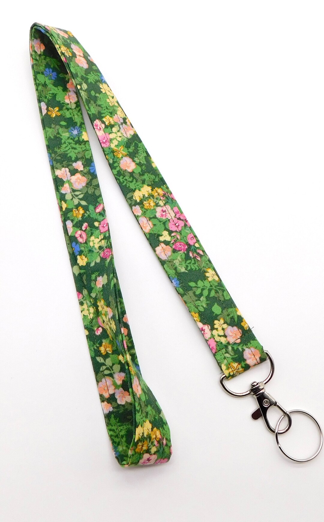 Garden Spring Flower Lanyard / Lanyard for Teachers / Floral Bouquet ...