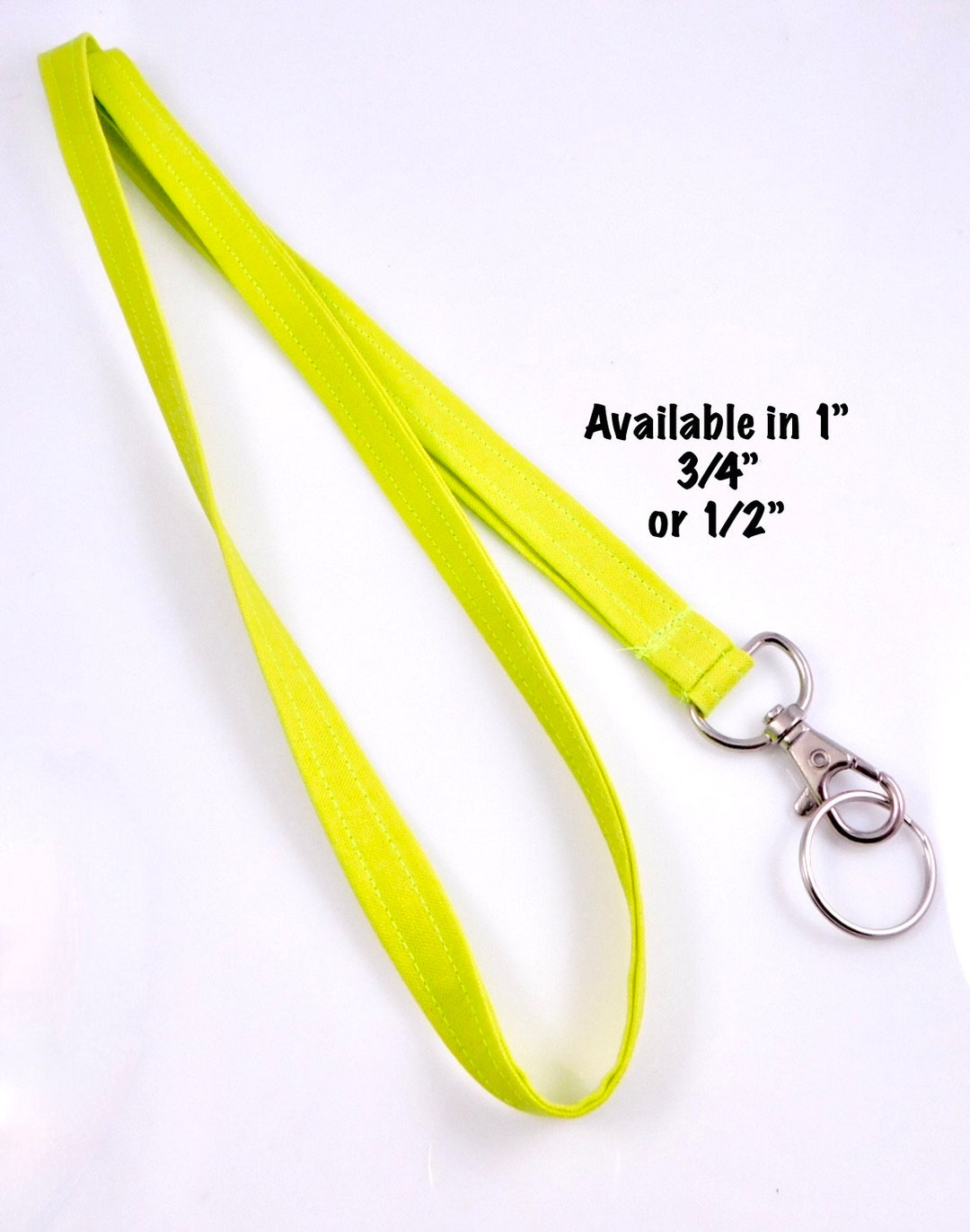Neon Green Lanyard / Light Lime Green Lanyard / Teacher Lanyard for ...