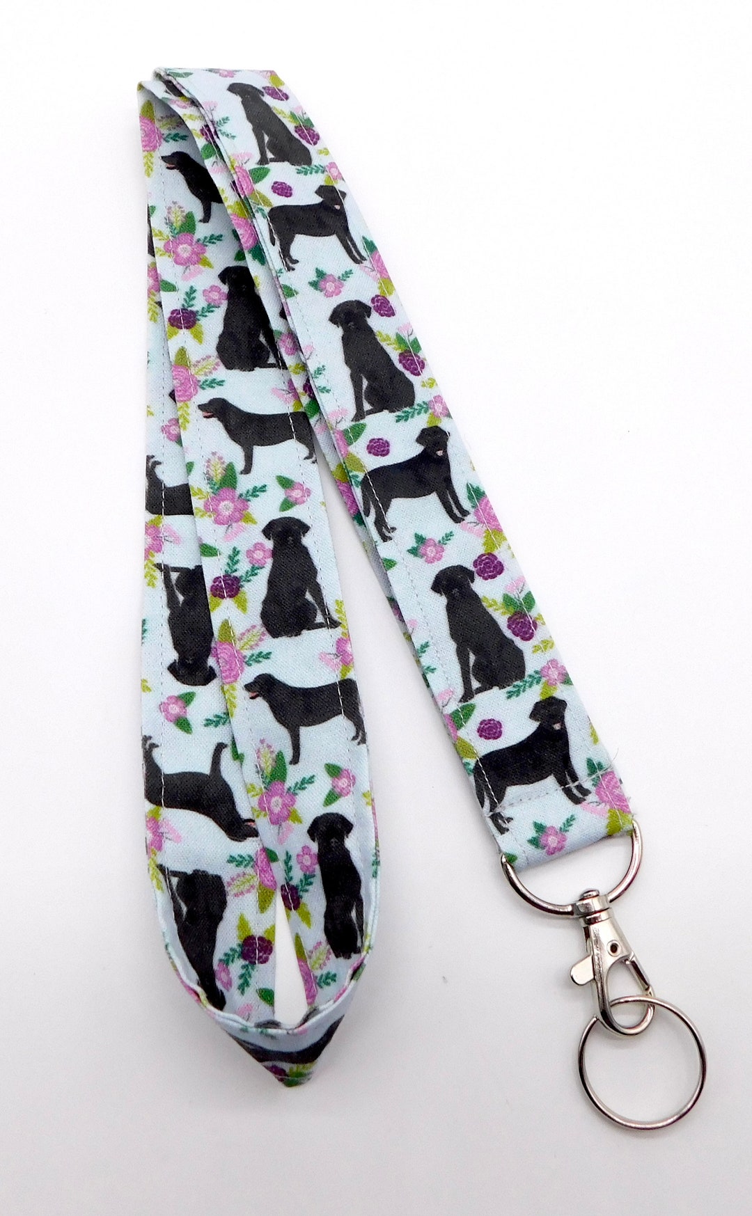 Black Lab Lanyard for Dog Lovers / Dog Trainer Lanyard / Dog Mom Gift ...