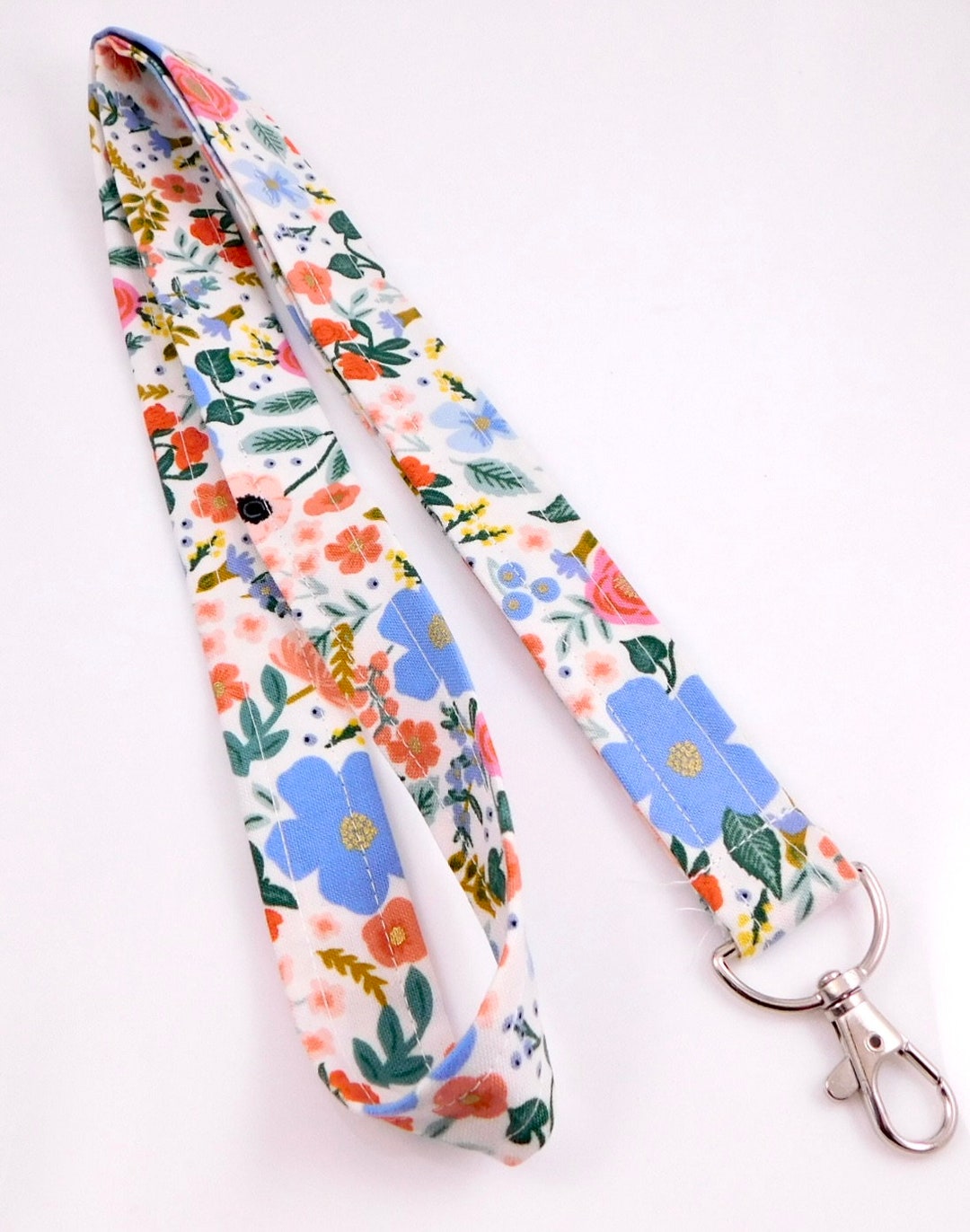 Rifle Paper Co Flower Lanyard for Keys and ID Badges / Teacher Key ...