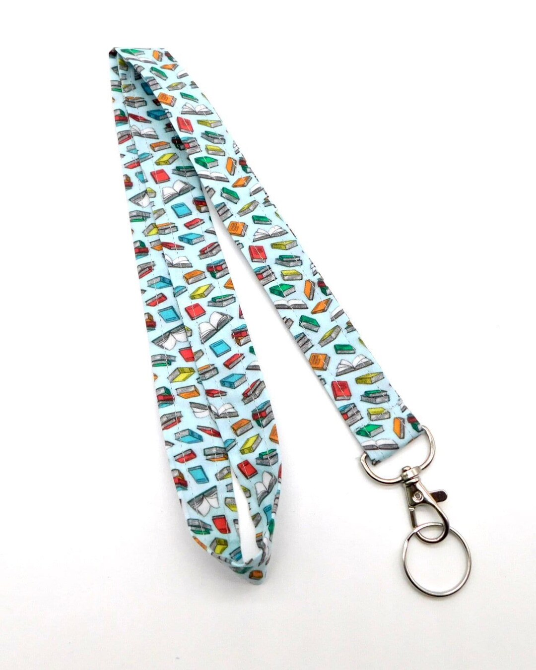Lanyard With Books, Bookish Librarian Lanyard for Keys and ID Badge ...