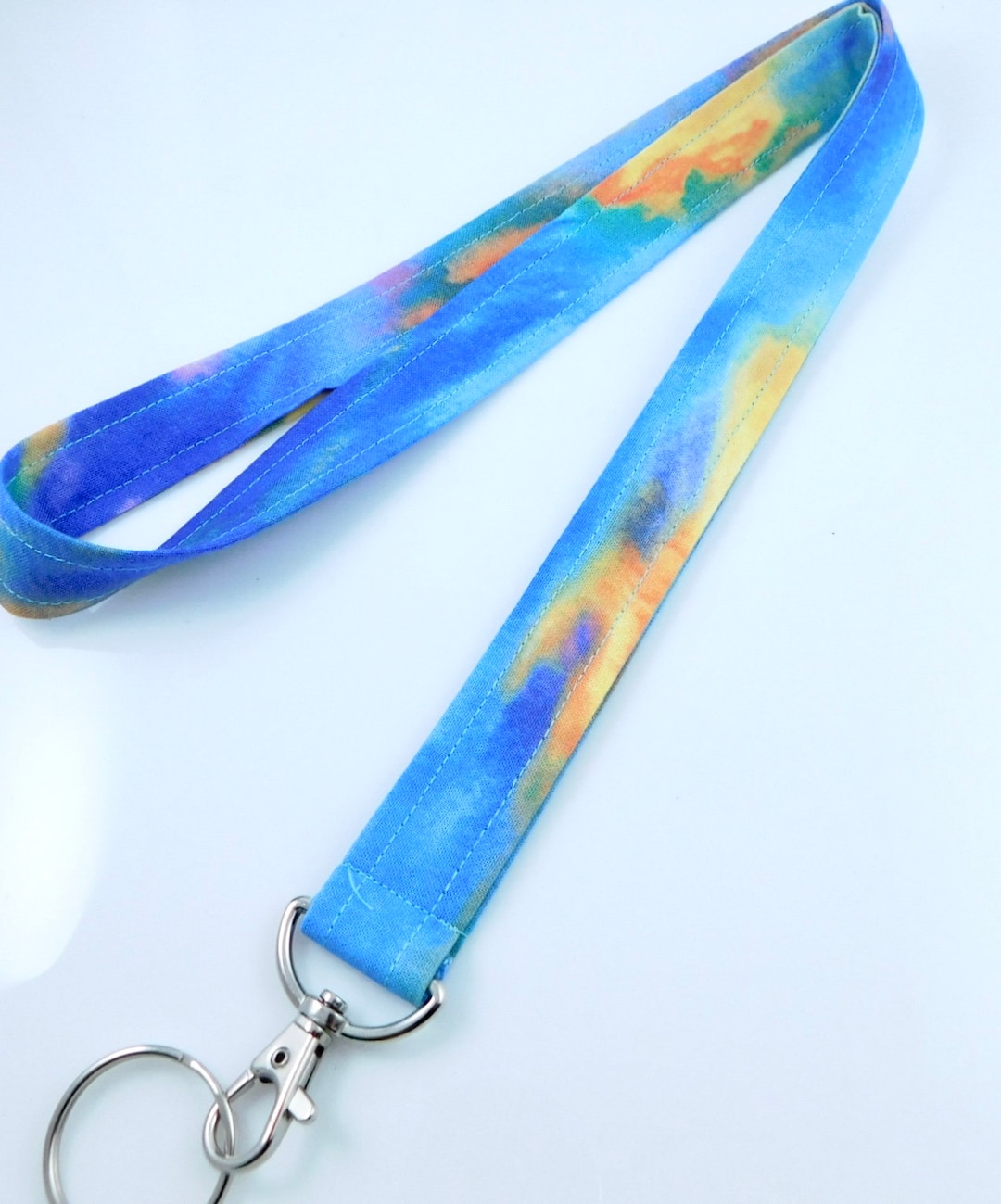 Blue Sky Lanyard for Keys / Teacher Lanyard for ID Badges / Gift Key ...
