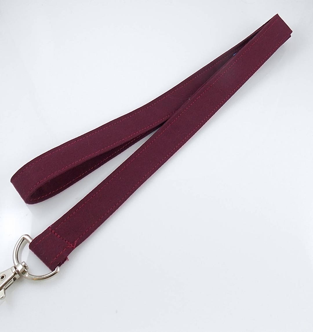 Lanyard, Burgundy Lanyard, Maroon Lanyard, Narrow Lanyard, Teacher ...