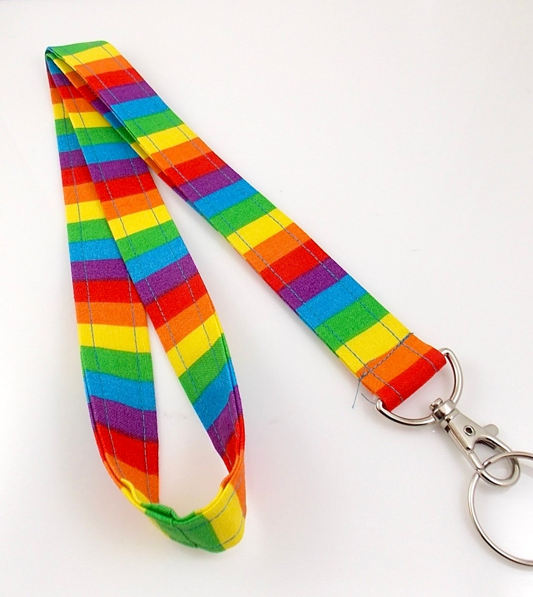 Gay Pride Lanyard, Gender Neutral Rainbow Lanyard for Keys, LBGTQ ...