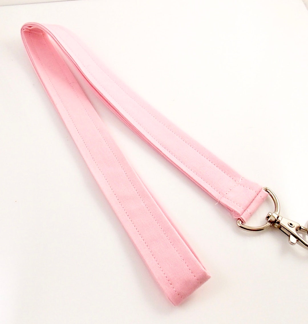 Pale Pink Lanyard / Teacher Lanyard in Light Pink / Lanyard for Keys ...