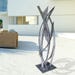 Modern Abstract Grey Large Metal Outdoor Sculpture "storm" by Dustin ...