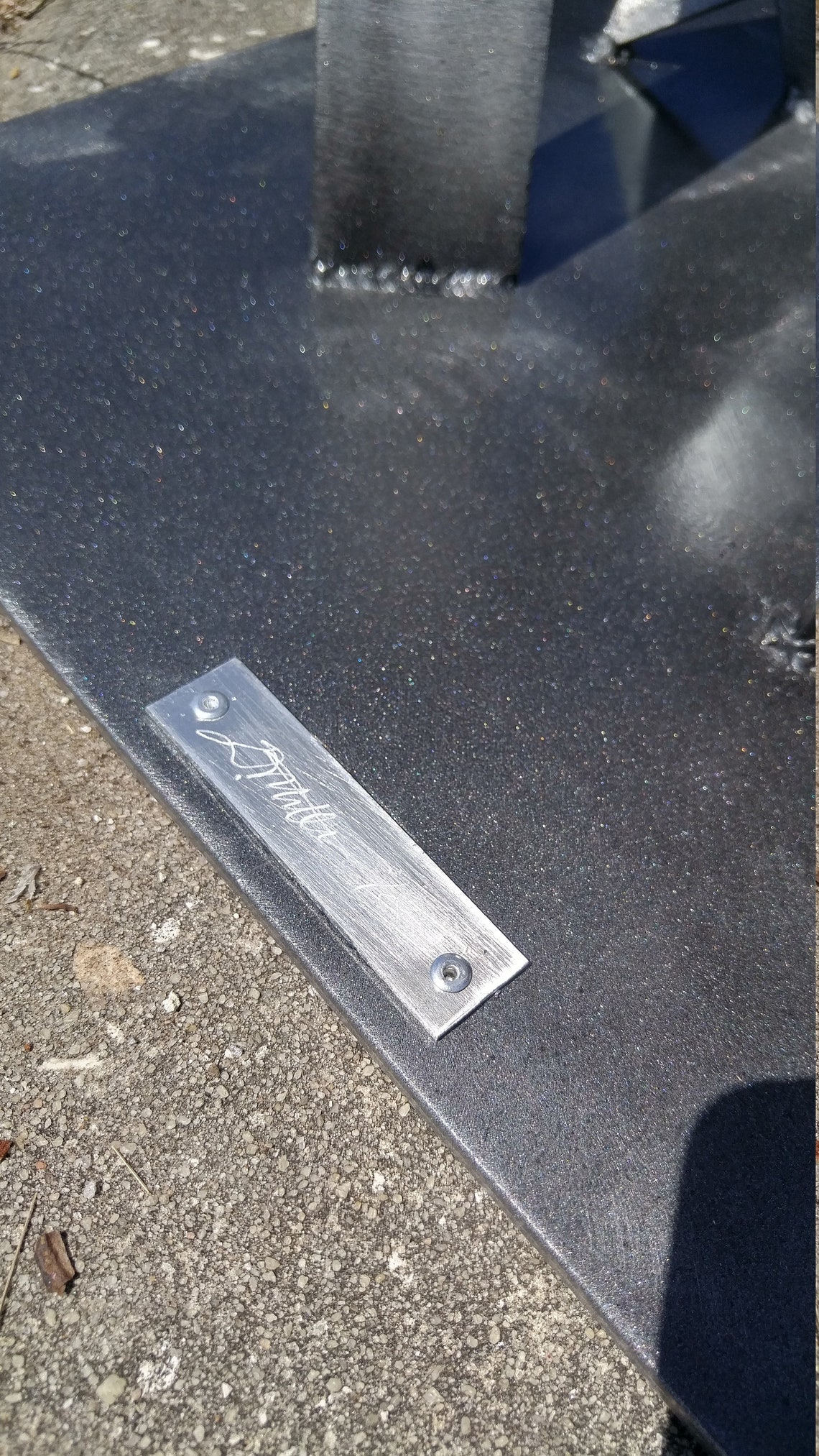 Modern Abstract Grey Large Metal Outdoor Sculpture - Etsy