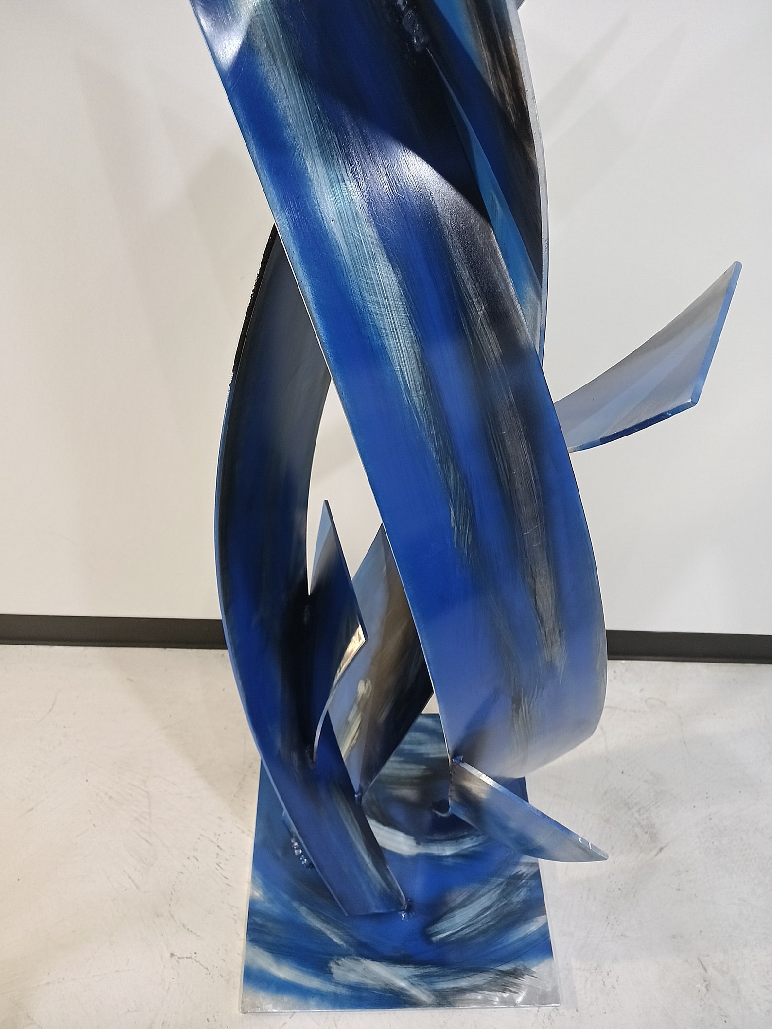 Contemporary Abstract Indoor Large Outdoor Sculpture Blue - Etsy