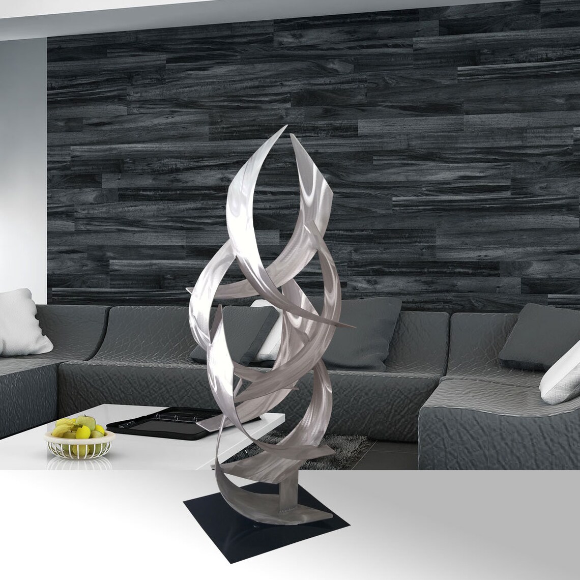 Modern Abstract Metal Art Decor Indoor Outdoor Sculpture - Etsy