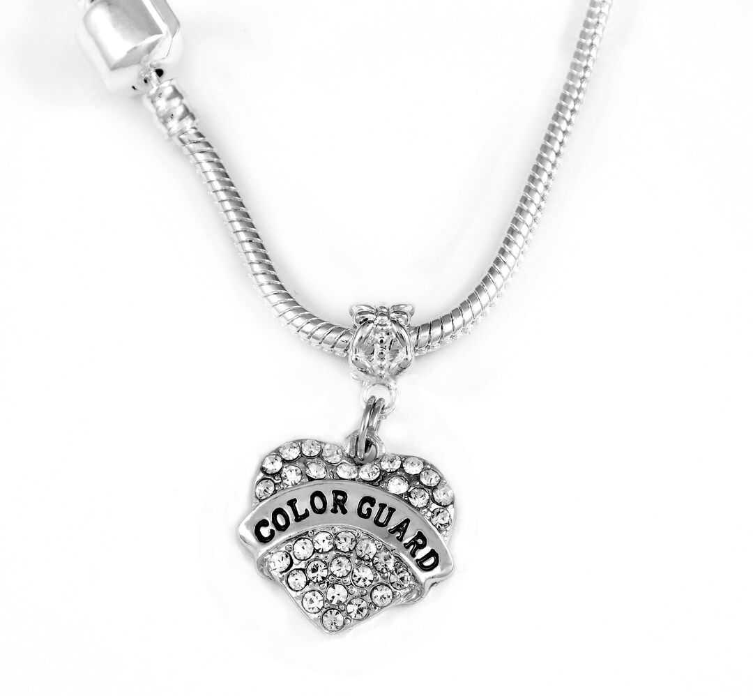 Colorguard Necklace Color Guard Charm Necklace Color Guard Jewelry ...