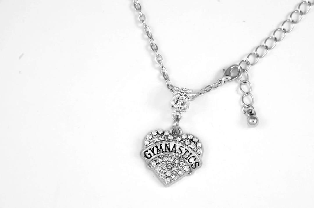 Gymnastics Necklace Gymnastics Chain Gymnastics Present Gymnastics ...