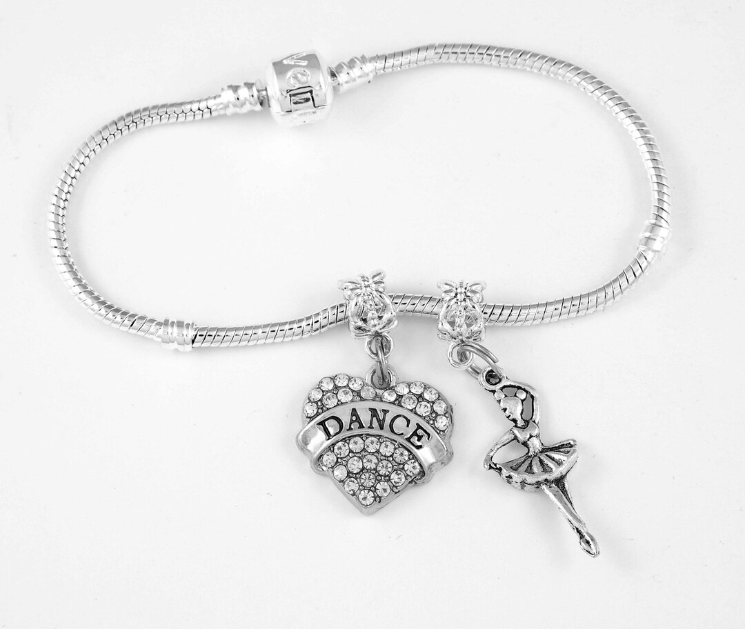 Ballerina Bracelet Dancer jewelry dance bangle Set Dance jewelry ...