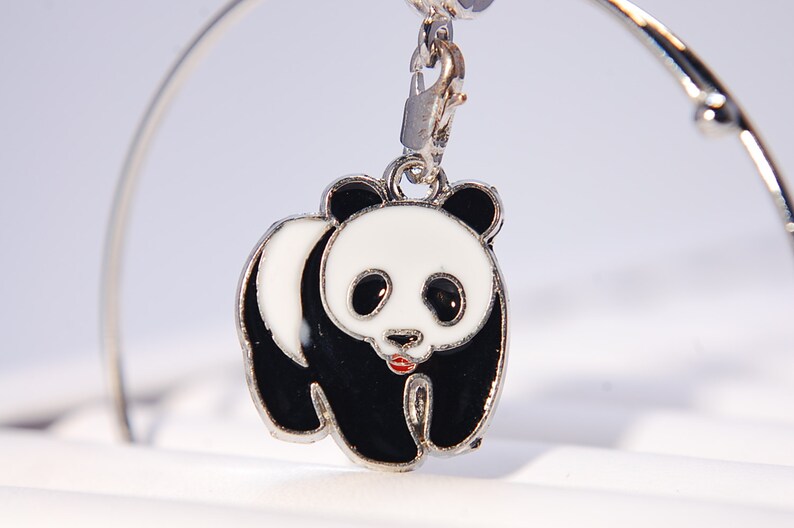 Panda Charm Bracelet Panda Bracelet Endangered Species Bracelet Teddy ...