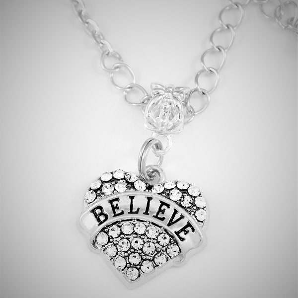Believe Necklace - Etsy