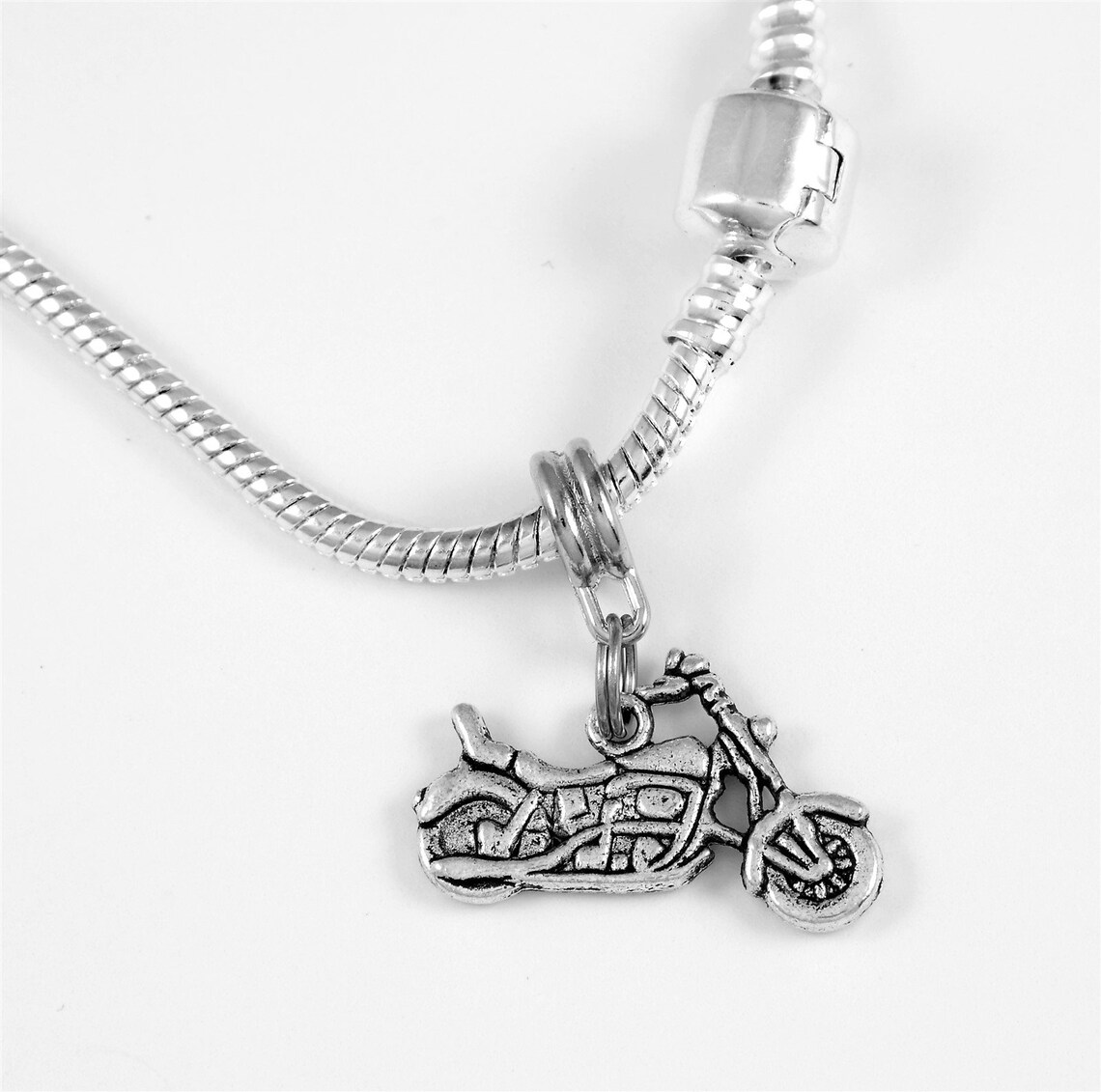 Motorcycle Necklace Motorcycle charm Necklace Biker Jewelry | Etsy