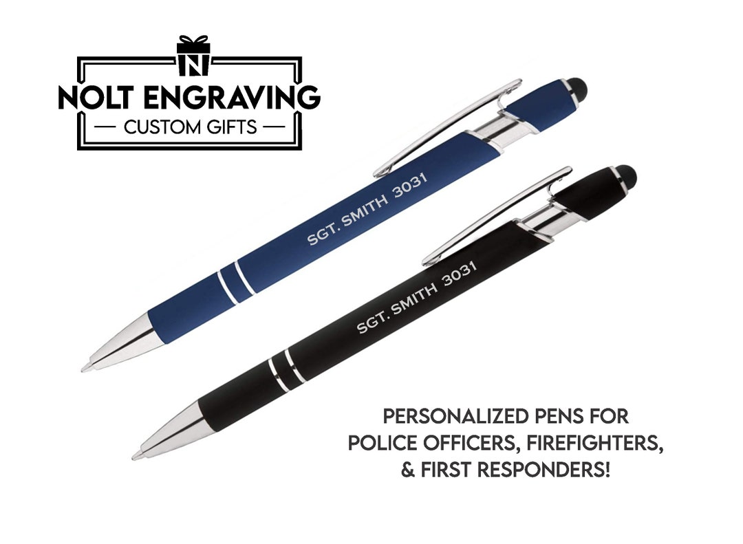 Personalized Ballpoint Pens for Police Officer, Firefighter, First ...