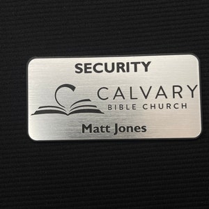 Custom Name Tags/badges for Churches, Businesses, Organizations ...