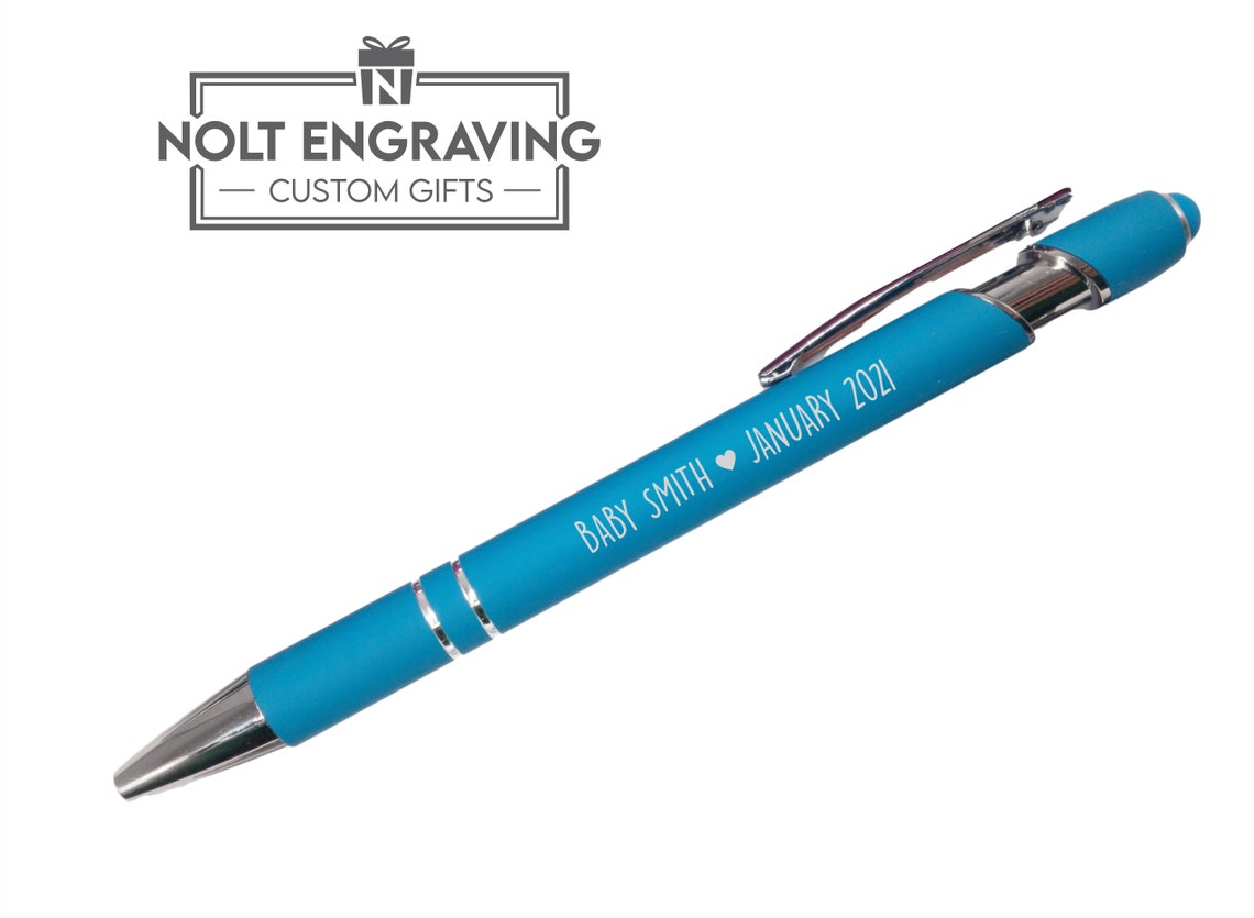 Custom Pens for Baby Shower Gender Reveal Pregnancy - Etsy UK