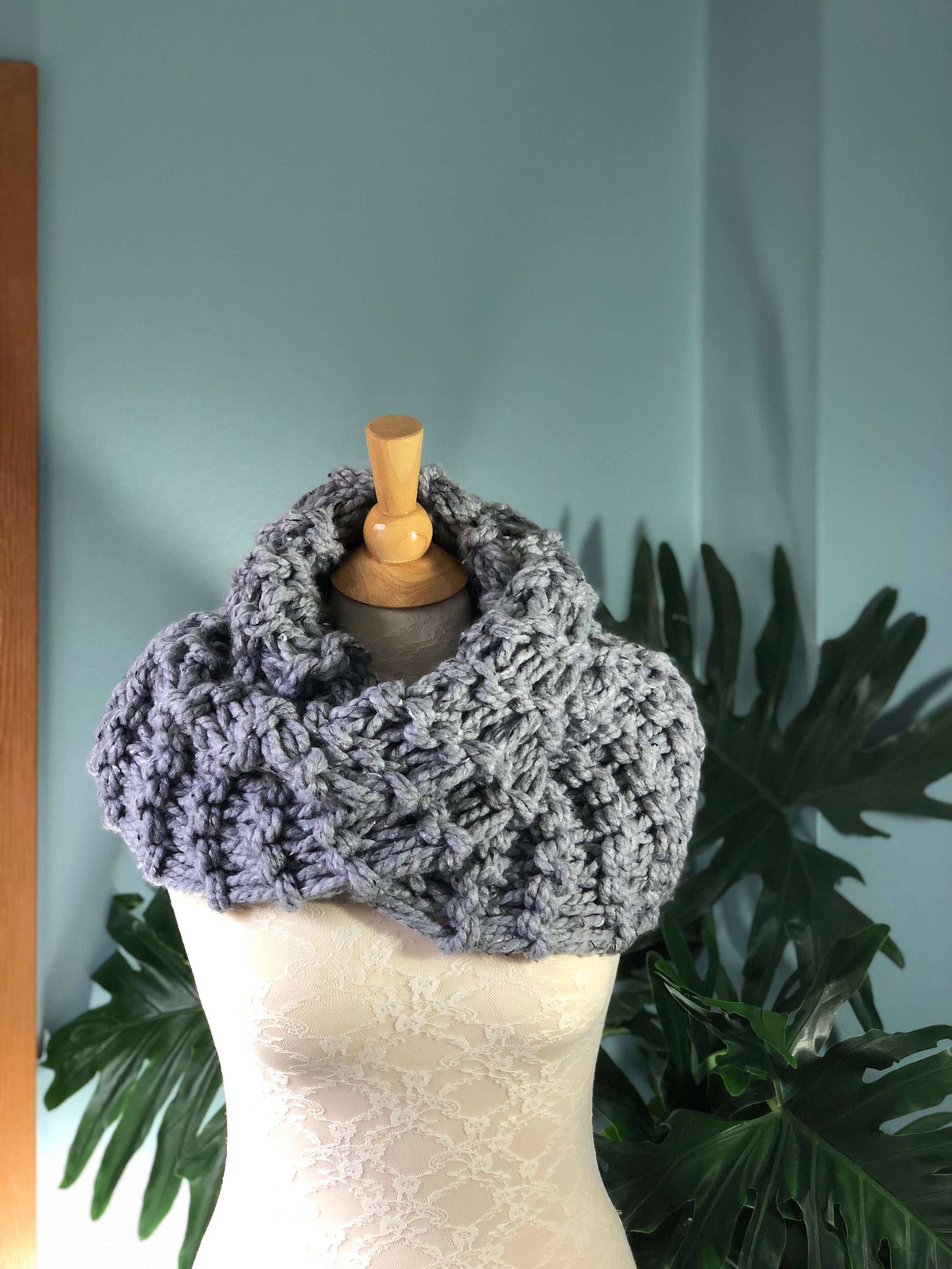 Outlander Briannas Cowl Chunky Scarf in the Original Brown | Etsy