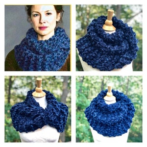 Outlander Inspired Mobius Cowl, Scarf for Women, Hand Knitted Outlander ...
