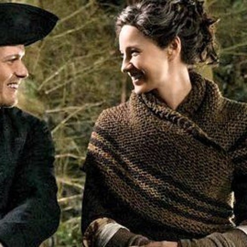 Outlander Inspired Shawl Triangle Shoulder Wrap Chunky Hand - Etsy