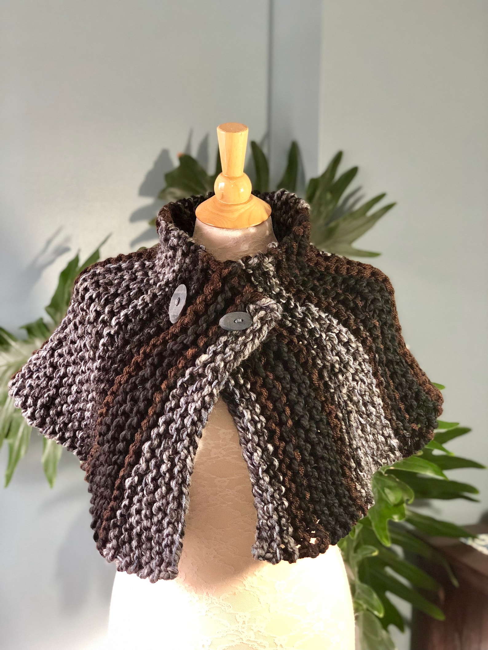 Outlander Inspired Cape, Scarf, Shoulder Wrap, in the Original Gray ...