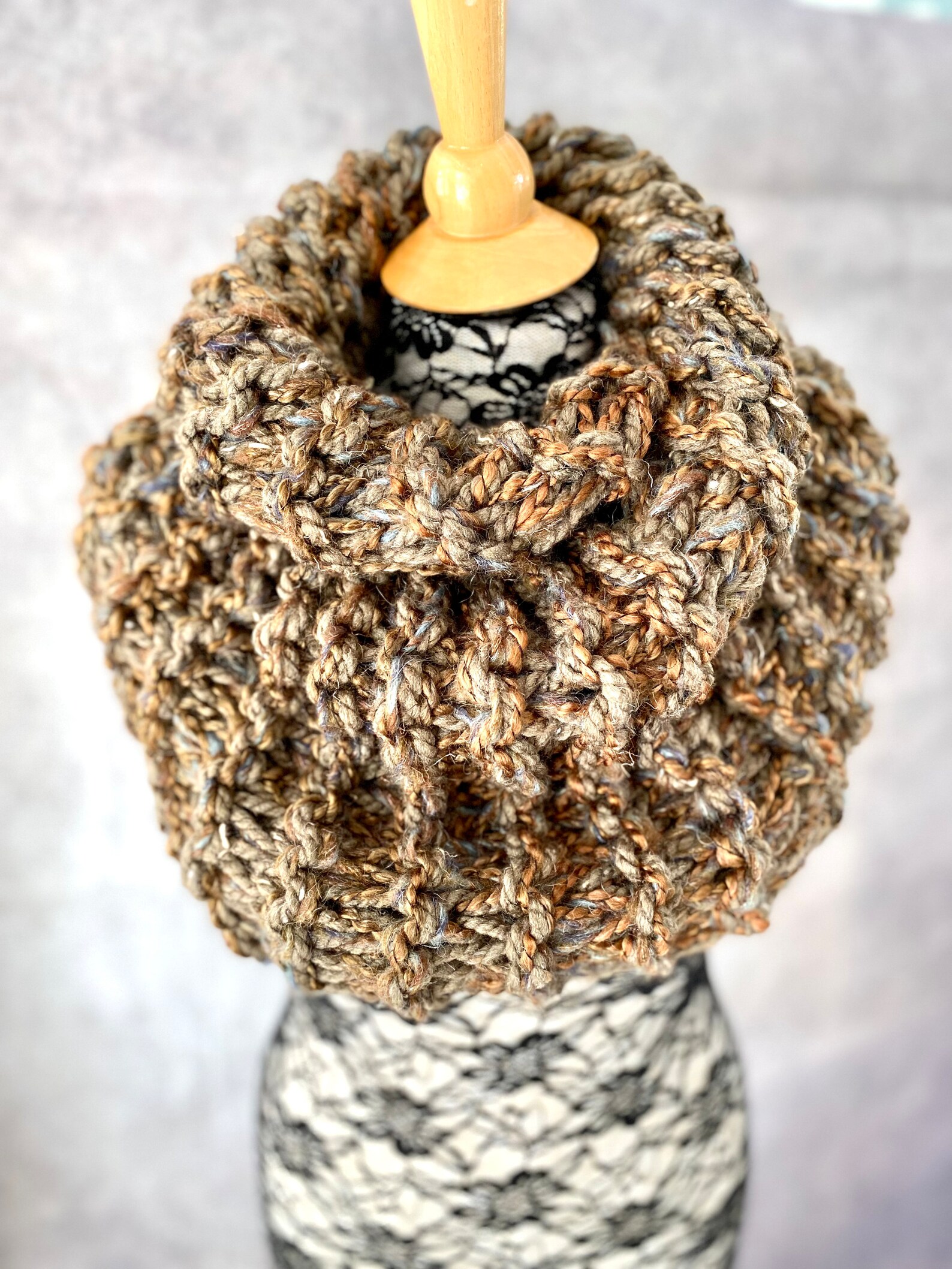 Outlander Inspired Mobius Cowl Scarf for Women Hand Knitted - Etsy