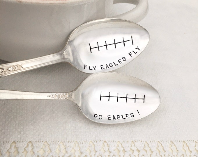 Football Spoon, Big Game, Tailgate, Hostess Gift, Superbowl Party, Hand ...
