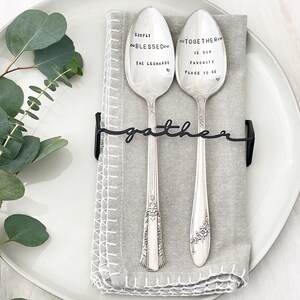 Hand Stamped Serving Spoon Together is Our Favorite Place to Be ...