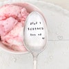Hand Stamped Silver Spoon - Dad My First Hero, Gift for Dad, Father of ...