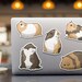 Guinea Pig Decal Pack | 5 Vinyl Decals | Cute Cavy Animal Sticker Set ...