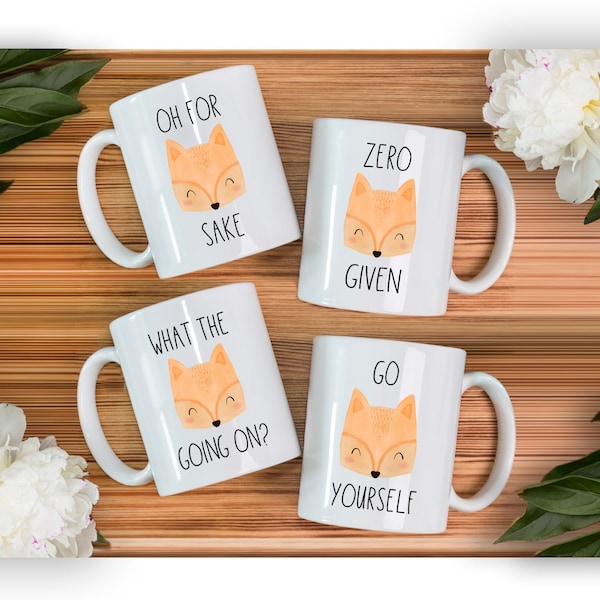 Fox Mug - Etsy