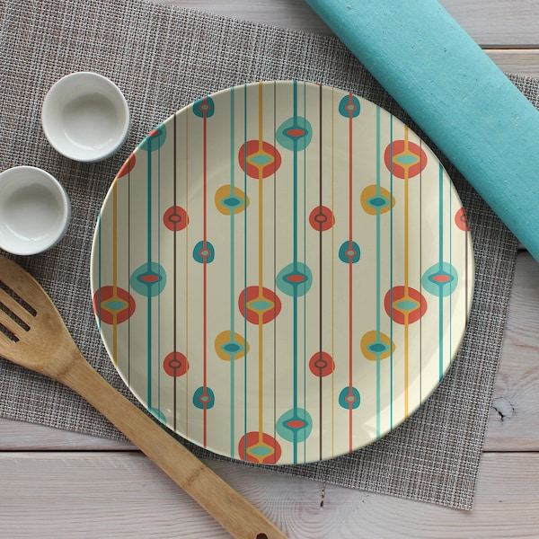 Mid Century Modern Wall Plate - Etsy