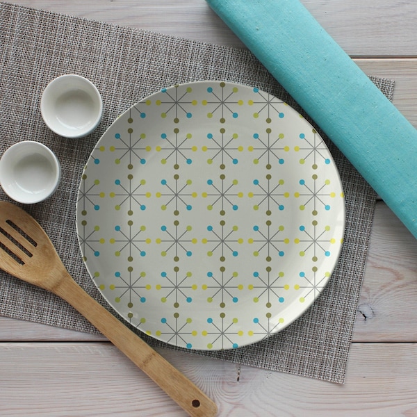 Mid Century Modern Wall Plate - Etsy