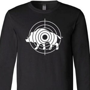 Wild Boar Hunting Long Sleeve Shirt | Hog Hunting Shirt | Pig Hunter ...