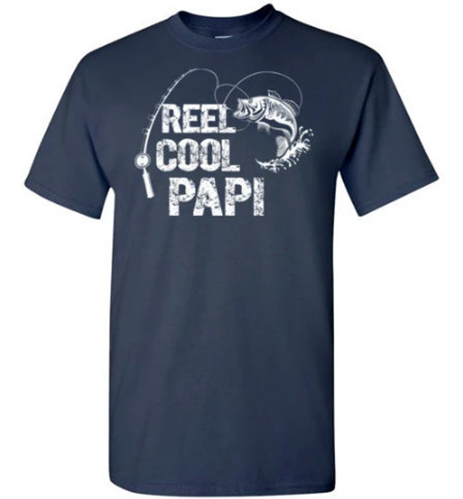 Reel Cool Papi Shirt for Men Papi Fishing Shirts Papi | Etsy